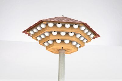 Swallow house, swift tower and sparrow house - species protection towers